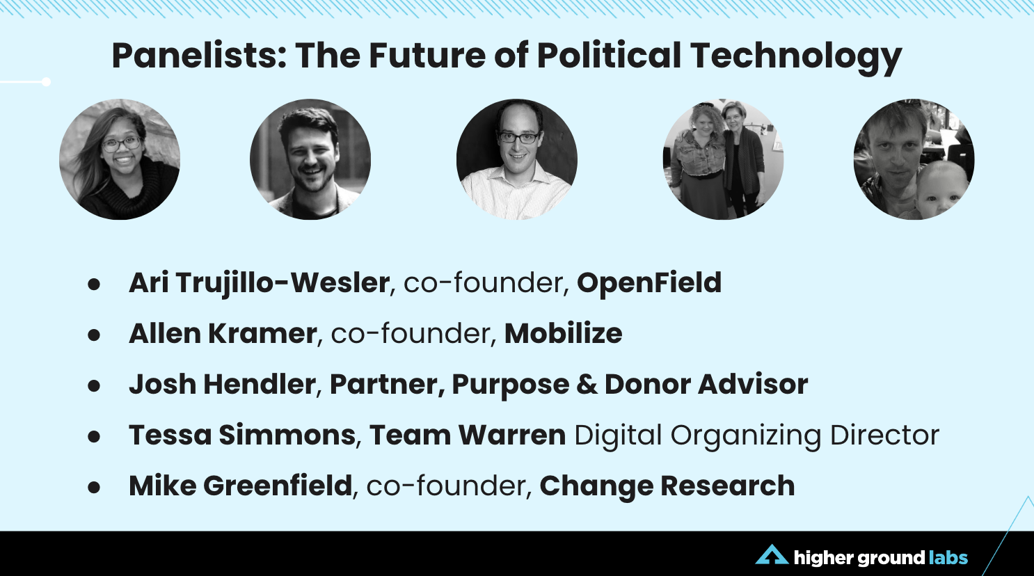 Recap: The Future of Political Technology Panel - Higher Ground Labs