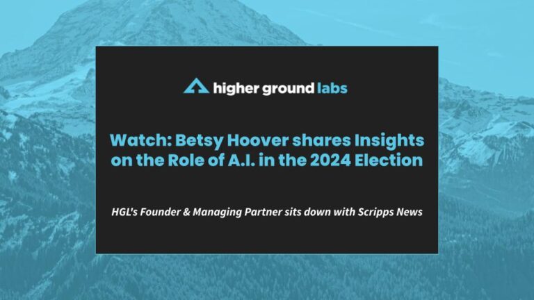 Were In The Business Of Saving Democracy Higher Ground Labs